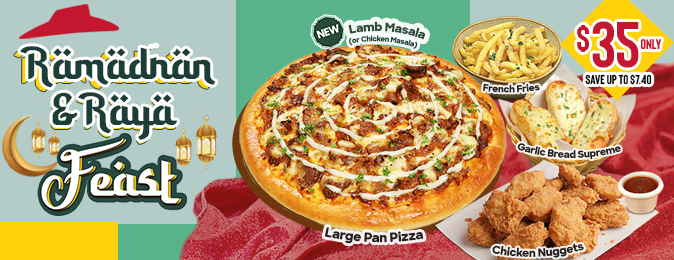 Best Deals for Pizza Online Delivery & Takeaway | Pizza Hut Brunei